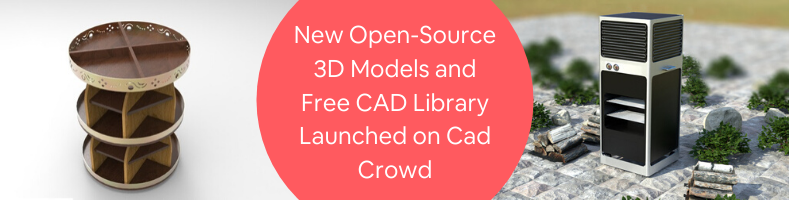 New Open-Source 3D Models and Free CAD Library Launched on Cad Crowd ...